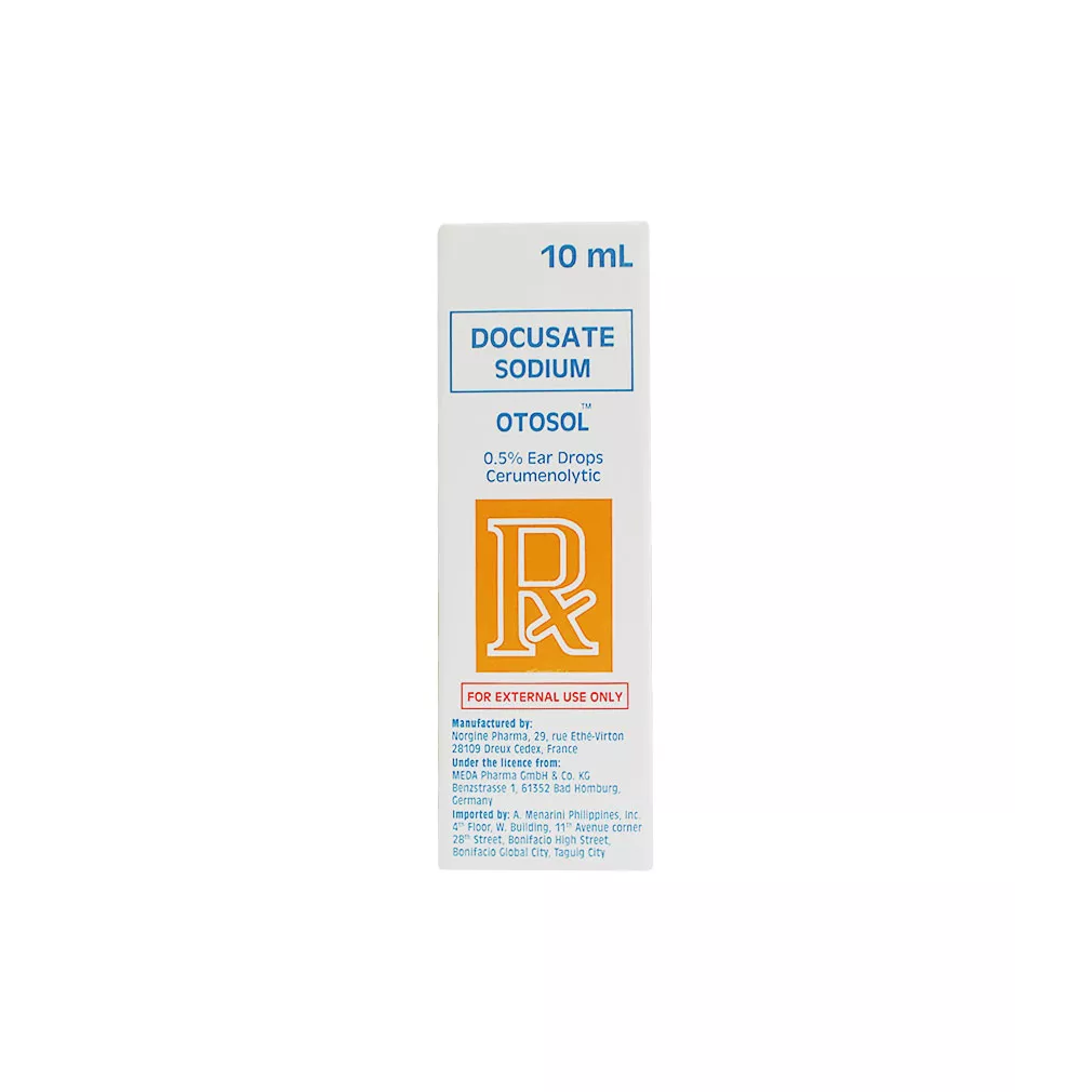 OTOSOL Docusate Sodium 0.5% (5mg / mL) Otic Solution Drops 10mL price ...